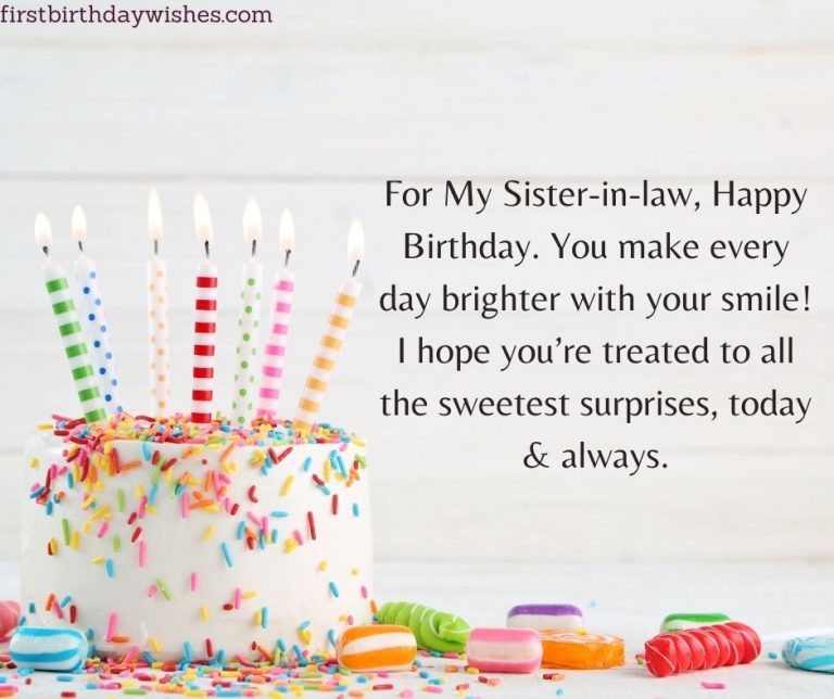 Sister In Law Happy Birthday Greeting Card Cards Love Kates Sister In
